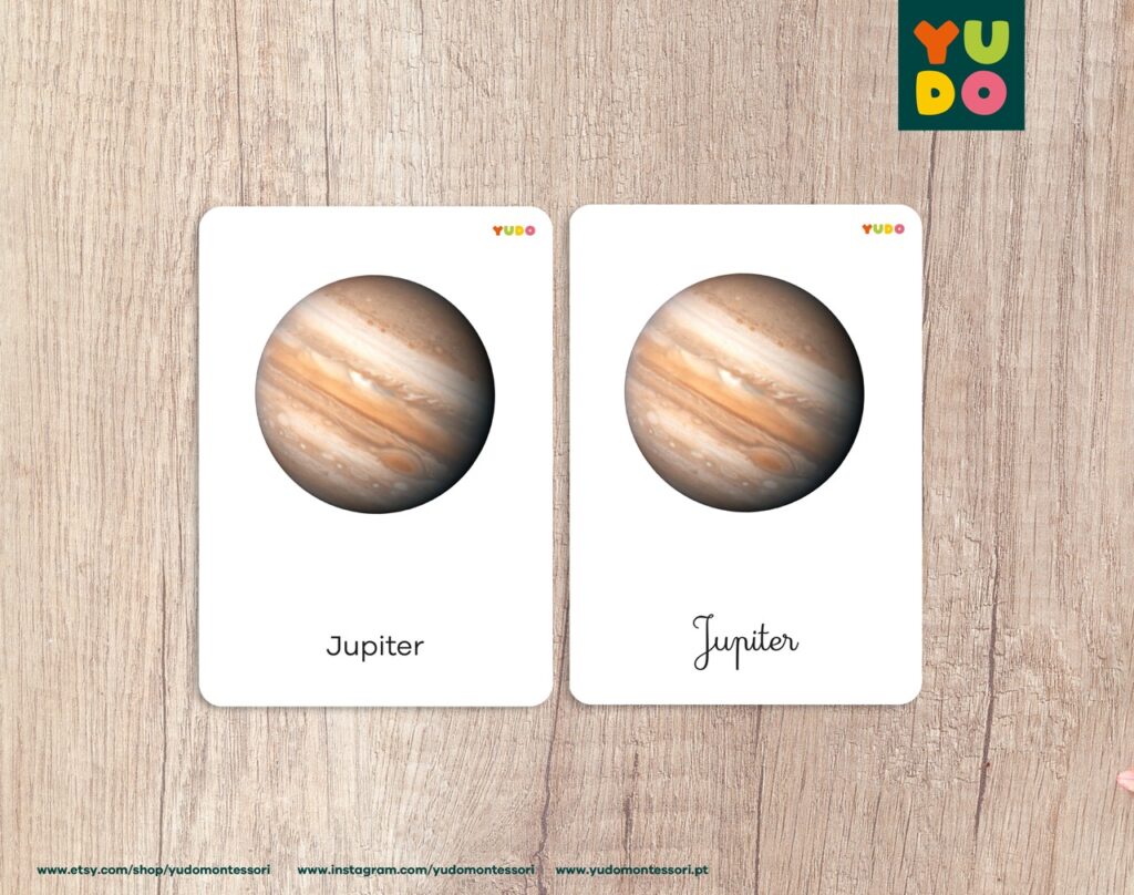 Solar system cards - yudo montessori