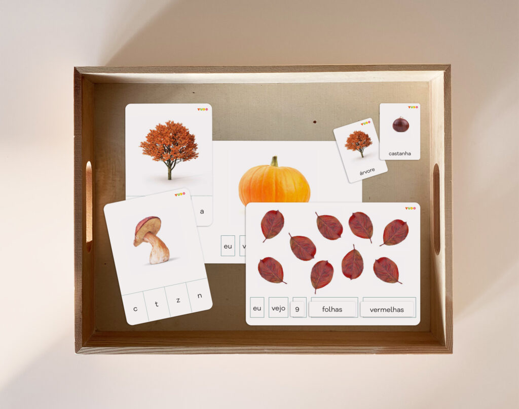 Autumn activities bundle in Portuguese - yudo montessori