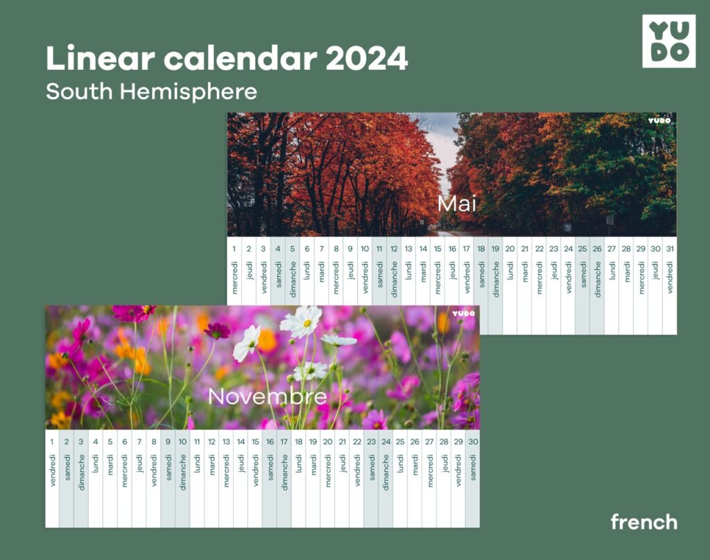 Linear calendar 2024 Archives - yudo montessori