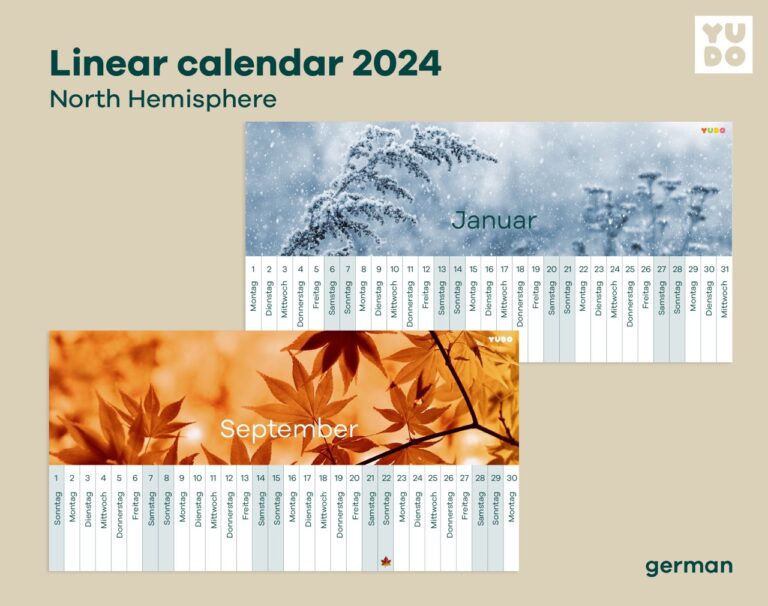 Linear calendar 2024 Archives - yudo montessori