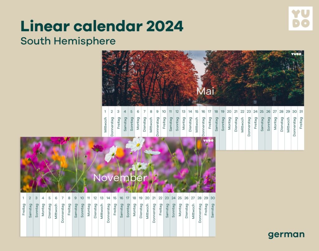 Linear calendar 2024 Archives - yudo montessori