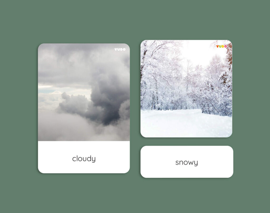 Weather cards - yudo montessori