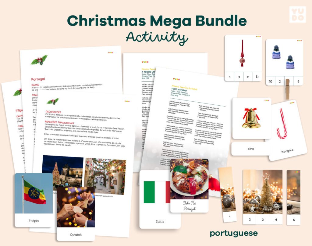 Christmas Mega Bundle in portuguese - yudo montessori