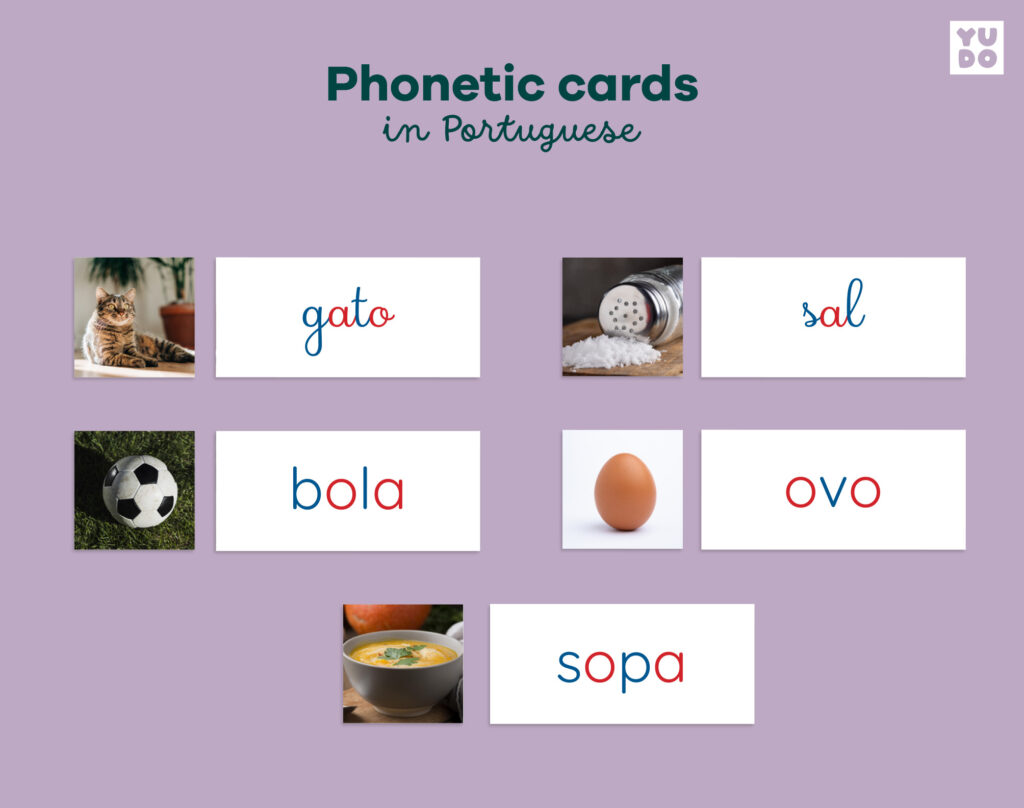 Phonetic Picture Matching Cards - yudo montessori