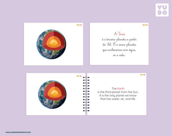Parts of the Earth activity - yudo montessori